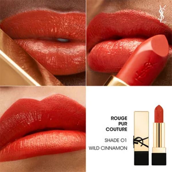 Son Yves Saint Laurent YSL Rouge Pur Couture Lipstick 01 Màu Đỏ Cam ...