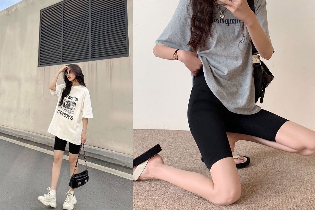Top 5 quần legging lửng tôn dáng, rất dễ phối đồ
