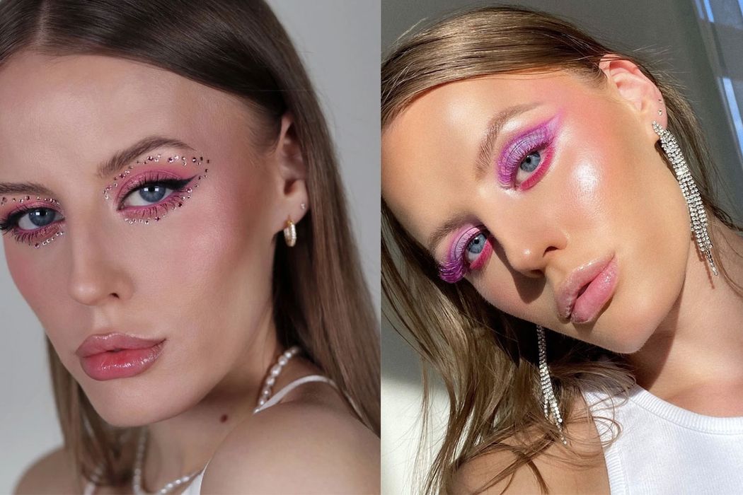 Xu hướng trang điểm má hồng tím đang hot "rần rần" hiện nay