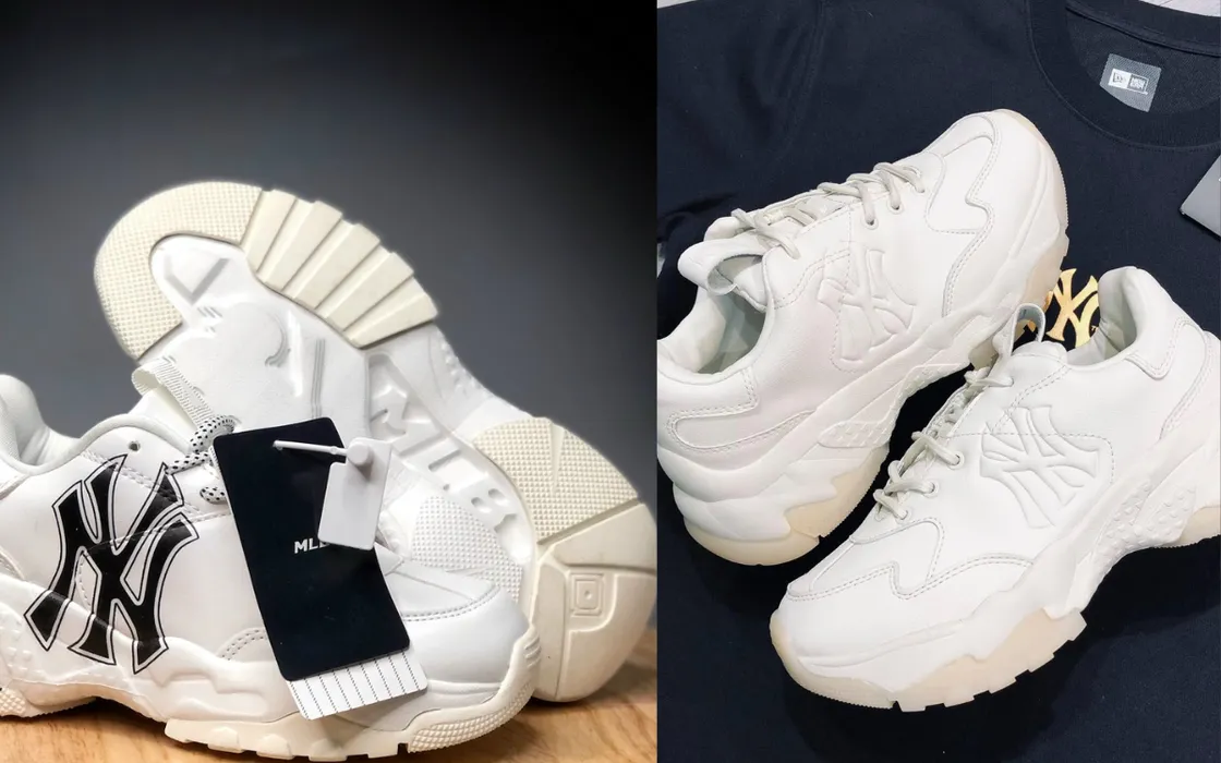 Top 7 giày MLB màu trắng cá tính nổi bật hiện nay