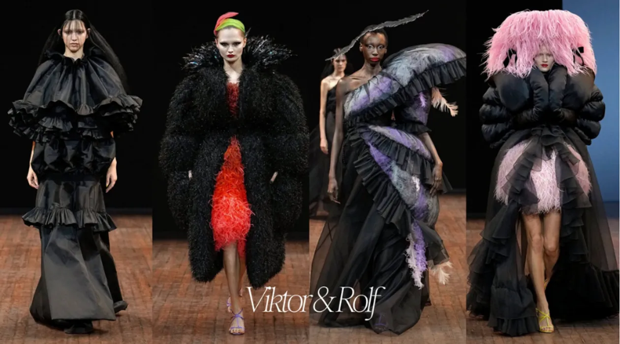 BST Viktor & Rolf Thu Đông 2025: "Angry Birds" Tinh Tế Và Phô Trương