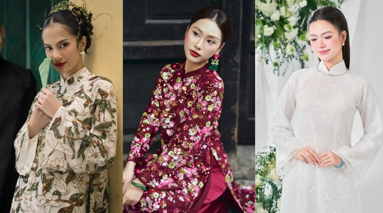 Xu Hướng Áo Dài Kim Sa Tết 2026: Sang Trọng Và Đầy May Mắn