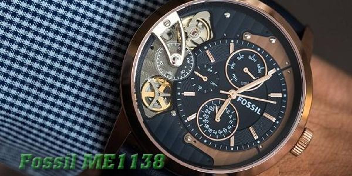 Review Đồng Hồ Fossil ME1138 lộ tim cho nam lịch lãm