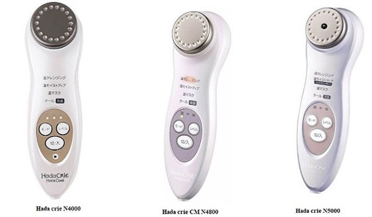 Review máy massage mặt Hitachi Hada Crie N5000 so với với các phiên bản ...